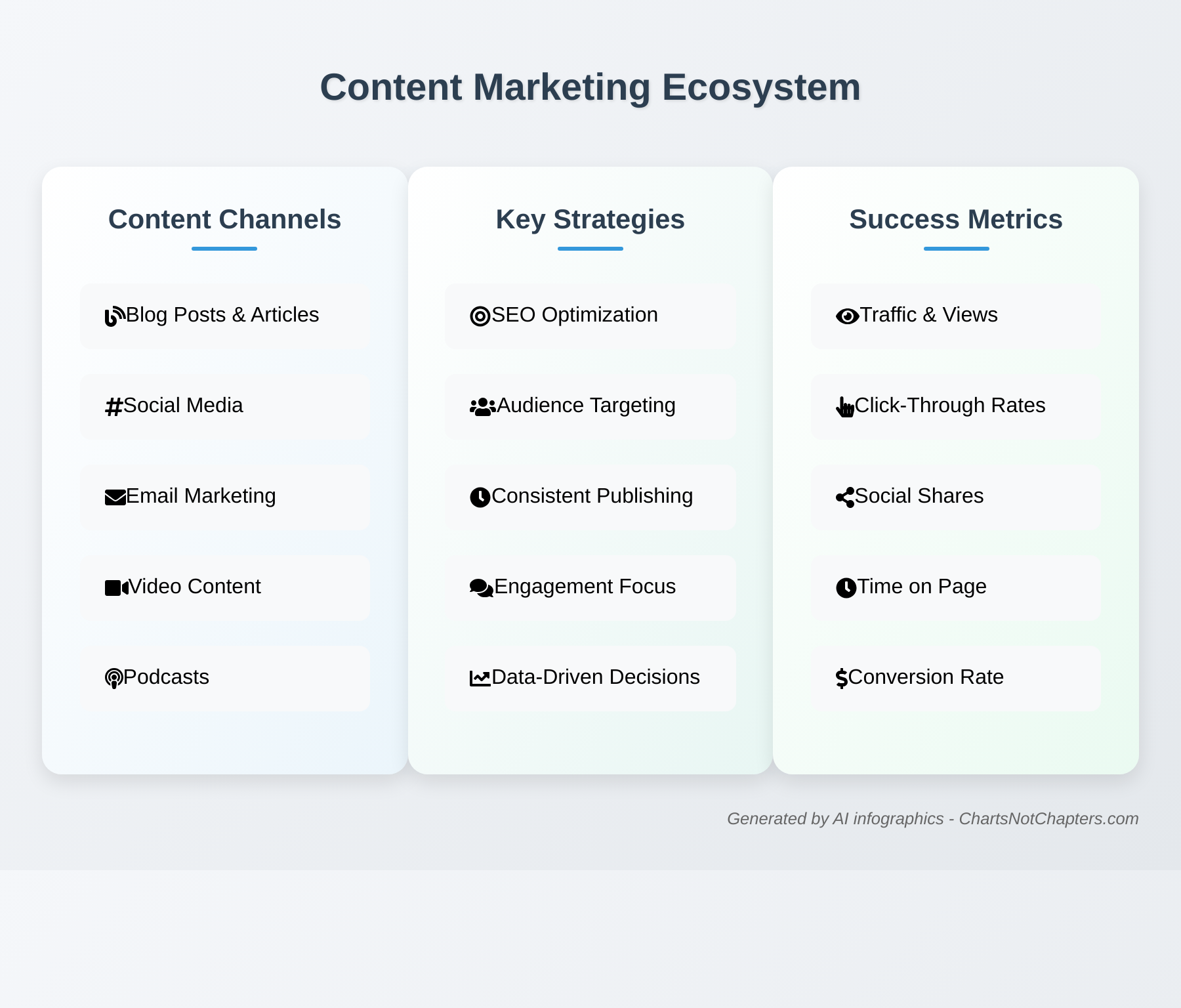 Content Marketing Mastery: 5 Essential Infographics Covering Every ...