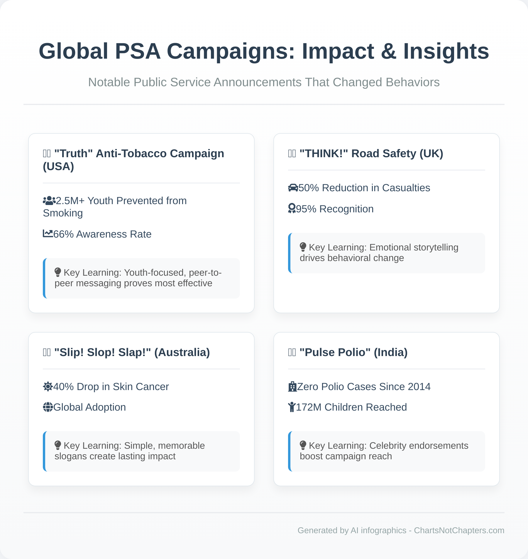 Public Service Announcements: 5 Infographic Perspectives on Creating ...